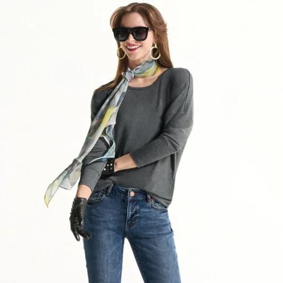 CAbi | Tops | Cabi 4364 Cut Up Tee Fall 222 Small Euc | Poshmark